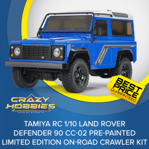Tamiya RC 1/10 Land Rover Defender 90 CC-02 Pre-Painted Limited Edition ...